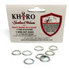 Khiro 8 Pack Speed Ring Silver Washers - Warehouse Skateboards