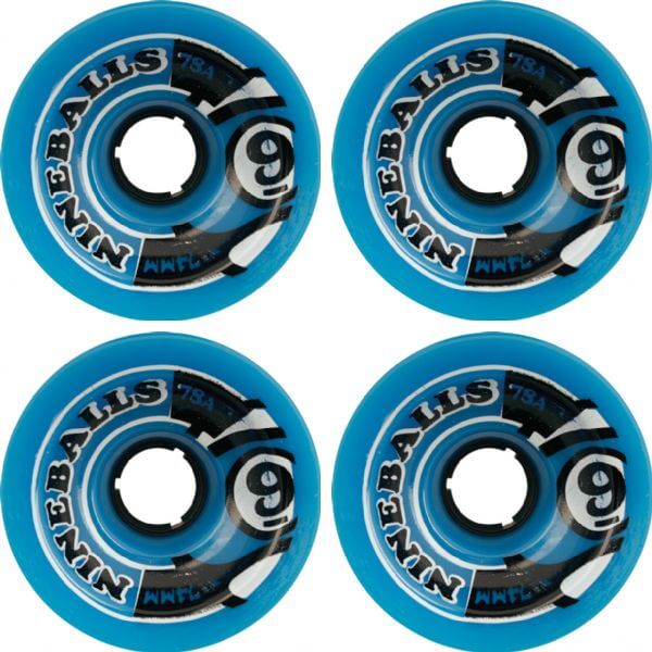 Sector 9 Top Shelf Offset Blue Offset Longboard Wheels - 74mm 78a (Set ...