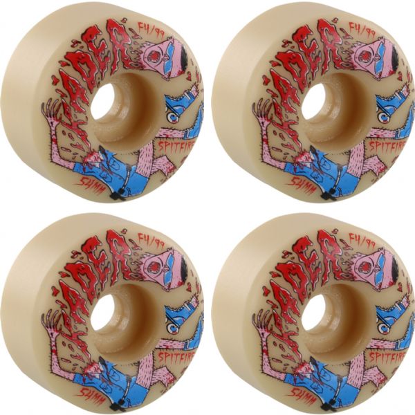 Spitfire Wheels Kader Sylla Formual Four Neckface Natural Skateboard ...